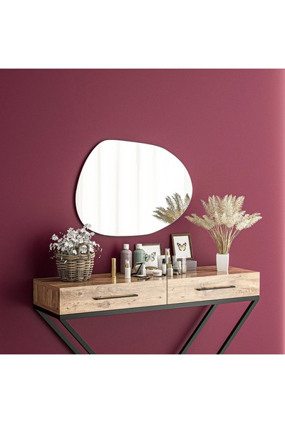 Bluecape California 75*55 Asymmetric Mirror Konsol Dresuar Antre Salon Dekor Ayna Bluecape California 75*55 Asymmetric Mirror Konsol Dresuar Antre Salon Dekor Ayna