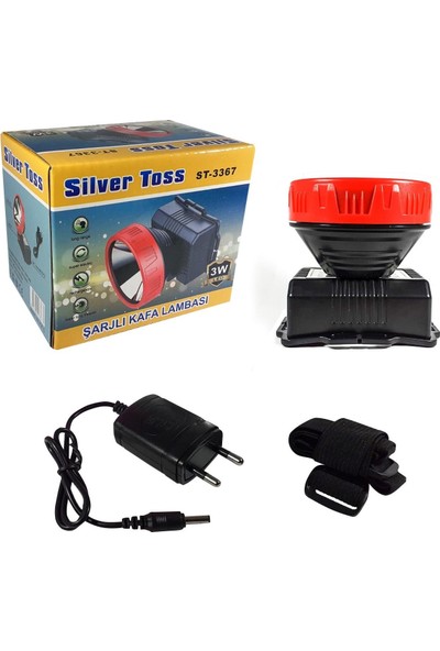 Silver Tos Şarjlı Kafa Lambası ST-3367