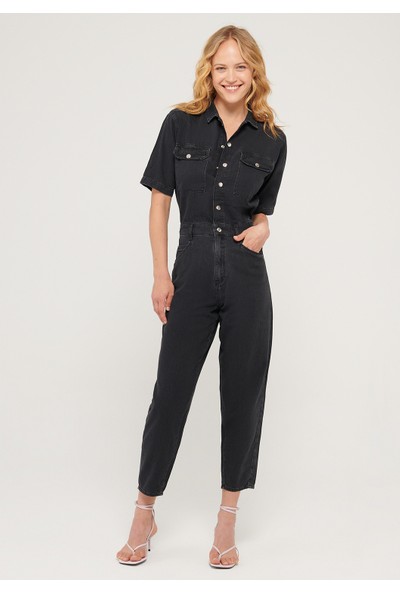 Mavi Doria Icon Gri Denim Tulum Mavi Doria Icon Gri Denim Tulum