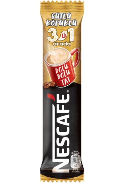 Nescafé 3'ü 1 Arada Sütlü Köpüklü 48x17.4 gr Çoklu Paket Nescafé 3'ü 1 Arada Sütlü Köpüklü 48x17.4 gr Çoklu Paket