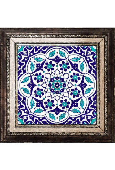 Armada Çini 20 x 20 cm Ac 92 Osmanlı Mavi Beyaz Kütahya Çini Pano Armada Çini 20 x 20 cm Ac 92 Osmanlı Mavi Beyaz Kütahya Çini Pano