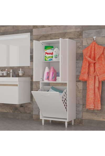 modilayn Esinti Kirli Çamaşır Sepeti Düzenleyici Havlu Banyo Dolabı V1 modilayn Esinti Kirli Çamaşır Sepeti Düzenleyici Havlu Banyo Dolabı V1