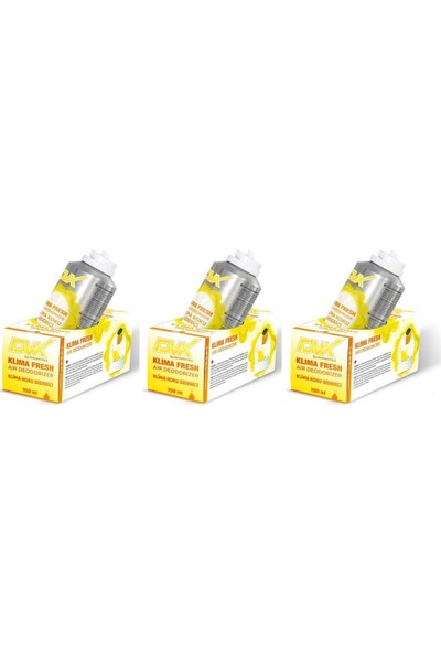 Dıvortex Araç Klima Temizliyicisi (Bombası) 150 Ml X 3 Adet Dıvortex Araç Klima Temizliyicisi (Bombası) 150 Ml X 3 Adet