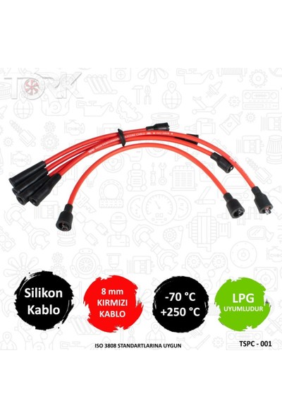 Tork 85007439 - Doğan Kartal Şahin M131 1.6 - Buji Kablosu
