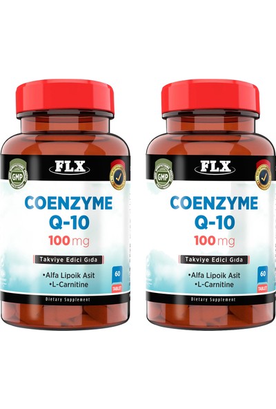FLX Koenzim Q-10 Alfa Lipoik Asit ( 2 Kutu 60 Tablet ) FLX Koenzim Q-10 Alfa Lipoik Asit ( 2 Kutu 60 Tablet )