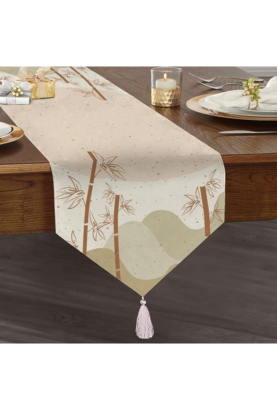 Real Homes Real Homes Natura Boho Doğa Tasarımlı Dijital Baskılı Özel Tasarım Püsküllü Şönil Üçgen Runner Real Homes Real Homes Natura Boho Doğa Tasarımlı Dijital Baskılı Özel Tasarım Püsküllü Şönil Üçgen Runner