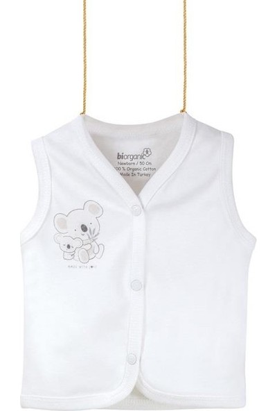 Bibaby Boze Bibaby Bi Organik Basic Yelek 61343 Ekru Bibaby Boze Bibaby Bi Organik Basic Yelek 61343 Ekru