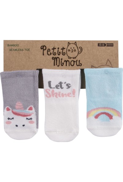 Step 3lü Unicorn Soket Çorap 2113 Karışık Renkli Step 3lü Unicorn Soket Çorap 2113 Karışık Renkli