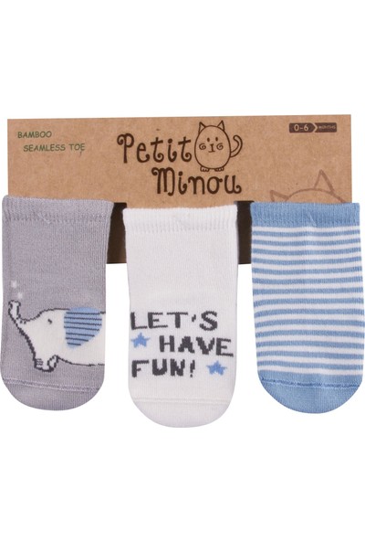 Step 3lü Elephant Soket Çorap 2117 Karışık Renkli