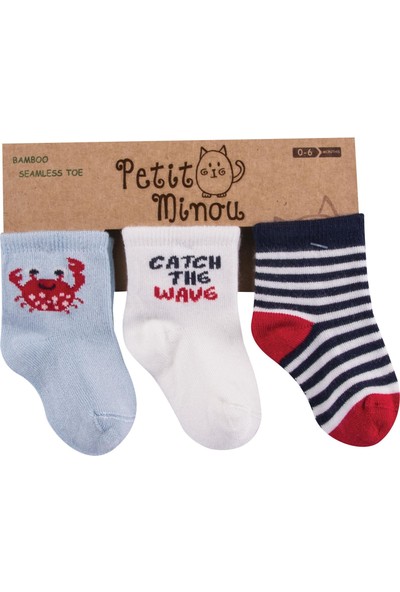 Step 3lü Crab Soket Çorap 2122 Karışık Renkli Step 3lü Crab Soket Çorap 2122 Karışık Renkli