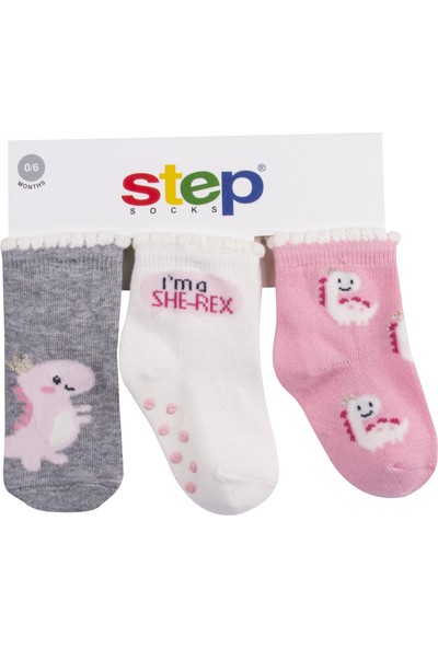 Step 3lü Altıbaskılı Simli She-Rex Soket Çorap 10173 Karışık Renkli Step 3lü Altıbaskılı Simli She-Rex Soket Çorap 10173 Karışık Renkli