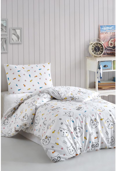 Lady Moda Cat Tek Kişilik Nevresim Seti