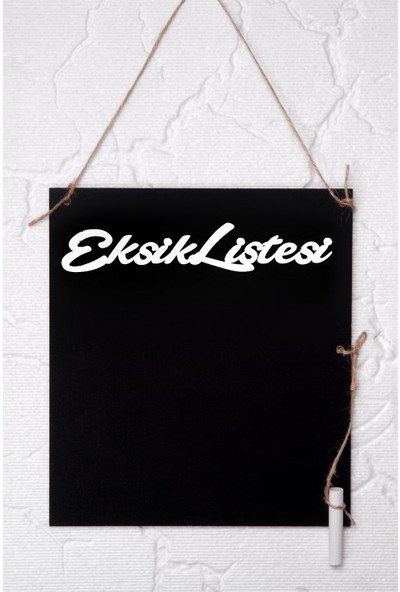 Manor Karatahta Eksik Listesi