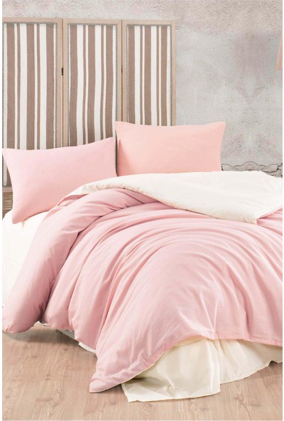 Lady Moda Pink & Cream Çift Kişilik Pamuklu Yorgan Lady Moda Pink & Cream Çift Kişilik Pamuklu Yorgan