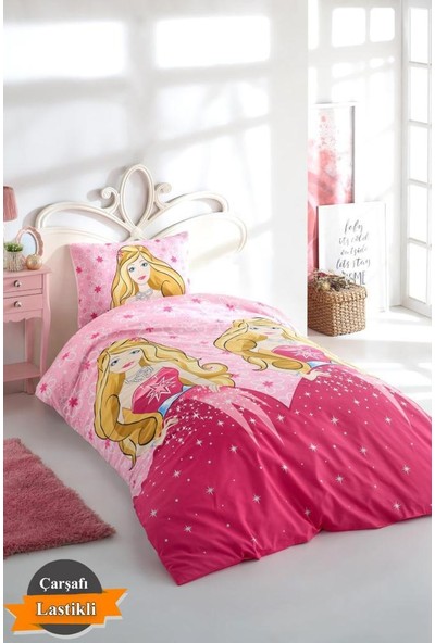 Lady Moda %100 Pamuk Çarşafı Lastikli Tek Kişilik Nevresim Takımı Prenses Lady Moda %100 Pamuk Çarşafı Lastikli Tek Kişilik Nevresim Takımı Prenses