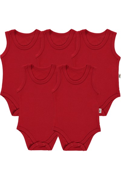 Civil Baby Basic Süprem Bisiklet Yaka 5'li Çıtçıtlı Badi 0-18 Ay Kırmızı Civil Baby Basic Süprem Bisiklet Yaka 5'li Çıtçıtlı Badi 0-18 Ay Kırmızı