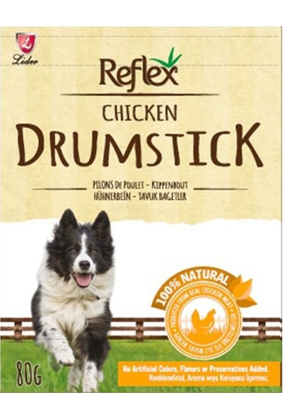 Reflex Drumstick Tavuıklu Bağet Köpek Ödül Maması 80 gr