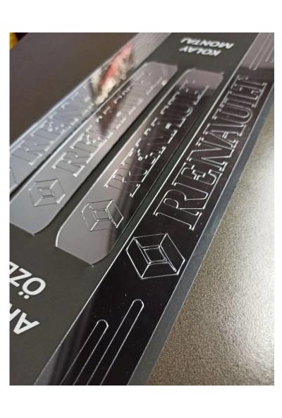 Aksefuar Renault 11 Uyumlu Kapı Eşiği 4'lü Set Ön Arka