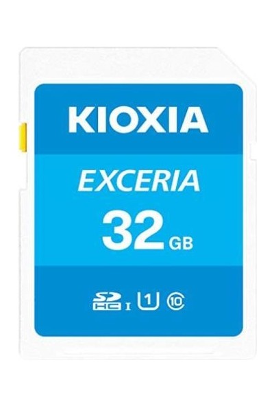 KIOXIA 32GB EXCERIA SDHC UHS-1 Class10 100MB/sn SD Hafıza Kartı (LNEX1L032GG4) KIOXIA 32GB EXCERIA SDHC UHS-1 Class10 100MB/sn SD Hafıza Kartı (LNEX1L032GG4)