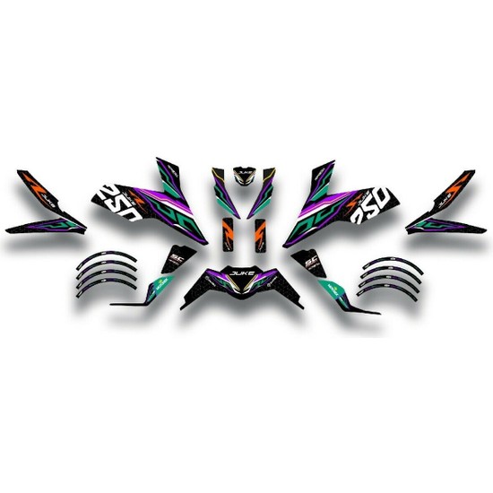 Motostill Graphics Ktm Duke 125 - 200 - 250 - 390 / 2011 - Fiyatı