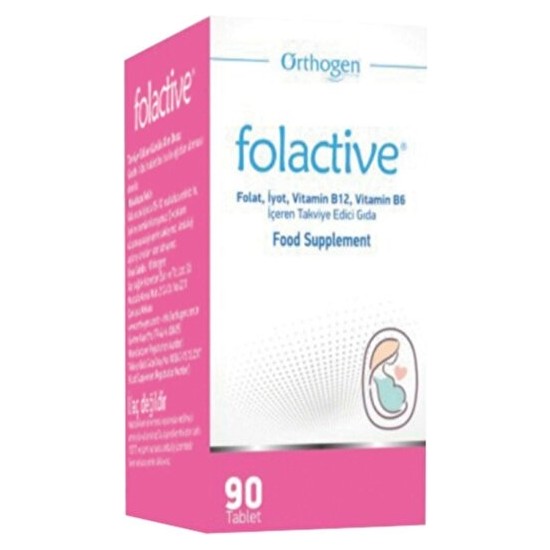 Orthogen Folactive 90 Tablet Fiyatı - Taksit Seçenekleri