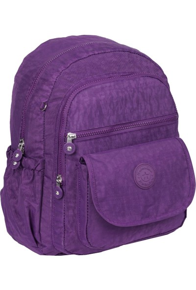 Relaxion Mor Su Geçirmez Kumaş Modern Tasarım Sırt Çantası Relaxion Mor Su Geçirmez Kumaş Modern Tasarım Sırt Çantası