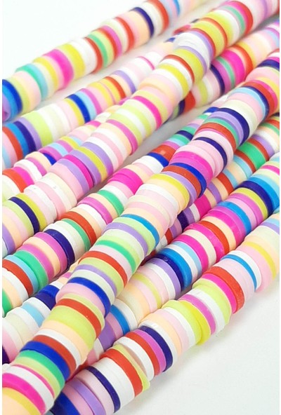 Hayalperest Boncuk Renkli Pembeli Fimo Hamur Boncuk 6 mm Hayalperest Boncuk Renkli Pembeli Fimo Hamur Boncuk 6 mm
