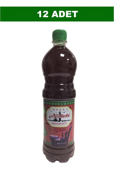 Alidede Şalgam Sade 1 Lt x 12
