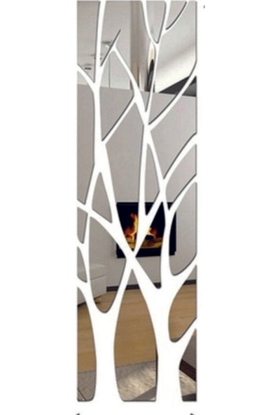 Dez Ağaç Efektli 3D Dekoratif Akrilik Ayna