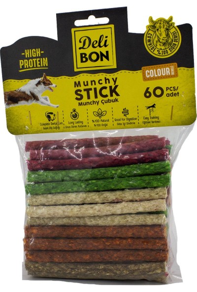 Delibon Deriden Munchy Çubuk 60 Lı Paket Delibon Deriden Munchy Çubuk 60 Lı Paket