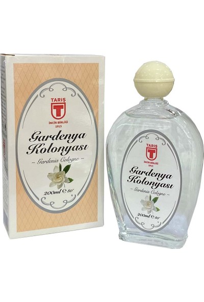 Tariş Gardenya Kolonyası 200 ml 80 Derece Cam Şişe