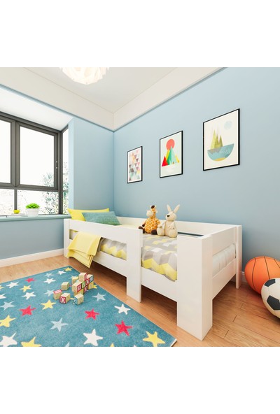 Montessori MDF Karyola Beyaz MY2-1