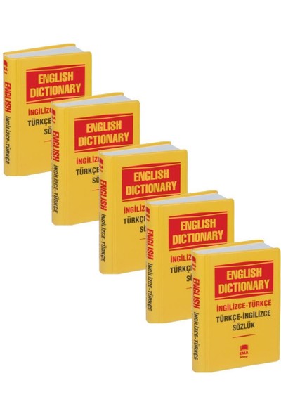 Ema Inglizce-Türkçe Sözlük 5 Adet