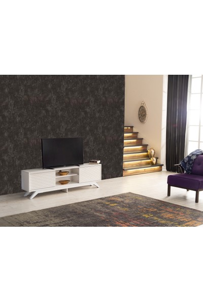 Homedora Luxia Sürgülü Kapaklı Tv Sehpası Homedora Luxia Sürgülü Kapaklı Tv Sehpası