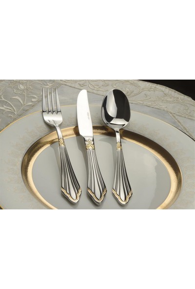 Mikasa Moor Nova Gold 90 Parça Çatal Kaşık Bıçak Seti Mikasa Moor Nova Gold 90 Parça Çatal Kaşık Bıçak Seti