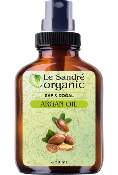 Le Sandre Organics Yavaş Uzayan ve Yıpranmış Saçlara Özel Argan Bakım Yağı 30 ml Le Sandre Organics Yavaş Uzayan ve Yıpranmış Saçlara Özel Argan Bakım Yağı 30 ml