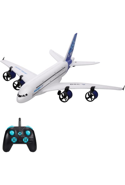 Gahome A380 2.4g Rc Uçak Uçan Uçak ile LED Projektör 3ch Acemi (Yurt Dışından)