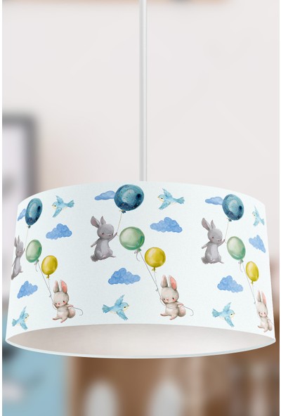 Tropik Home Sevimli Maceracı Tavşanlar Çocuk Sarkıt Avize