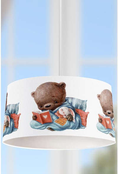Tropik Home Kitap Okuyan Ayıcık ve Tavşan Çocuk Sarkıt Avize Tropik Home Kitap Okuyan Ayıcık ve Tavşan Çocuk Sarkıt Avize