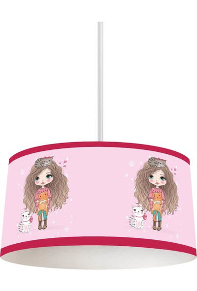 Tropik Home Kedili Kız Çocuk Sarkıt Avize Tropik Home Kedili Kız Çocuk Sarkıt Avize