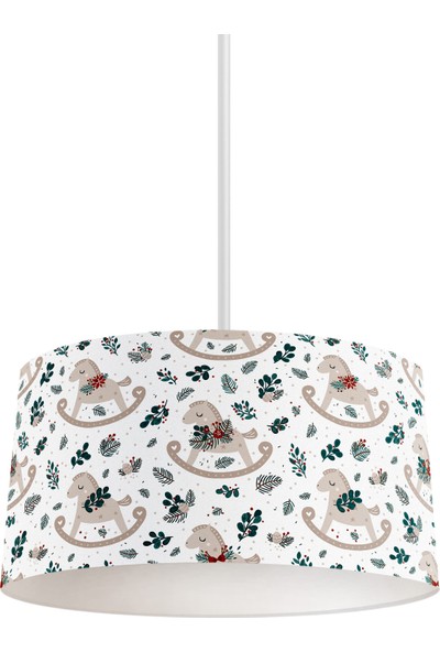 Tropik Home Çiçekli At Çocuk Sarkıt Avize Tropik Home Çiçekli At Çocuk Sarkıt Avize