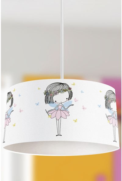 Tropik Home Kelebekli Kız Çocuk Sarkıt Avize Tropik Home Kelebekli Kız Çocuk Sarkıt Avize