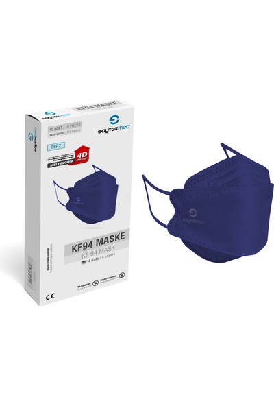 Saytek Med KF94 Maske (10 Adet / 1 Kutu) Saytek Med KF94 Maske (10 Adet / 1 Kutu)