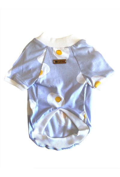 Luli Pet Yumurta Desenli Kedi Köpek T-Shirt