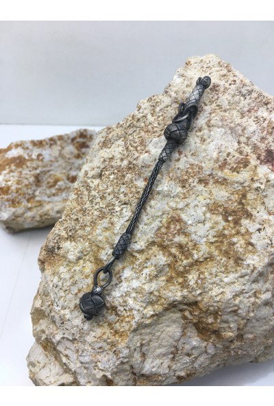 Kazzaze Gümüş Kazaziye Tekli Top Püskül Eskitme