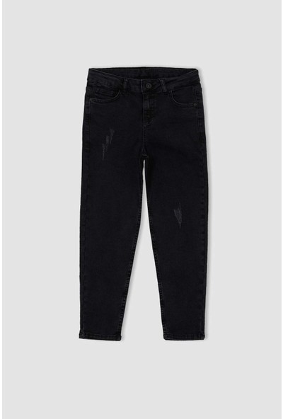 Defacto Erkek Çocuk Carrot Fit Yırtık Detaylı jean Pantolon U7798A621AU Defacto Erkek Çocuk Carrot Fit Yırtık Detaylı jean Pantolon U7798A621AU