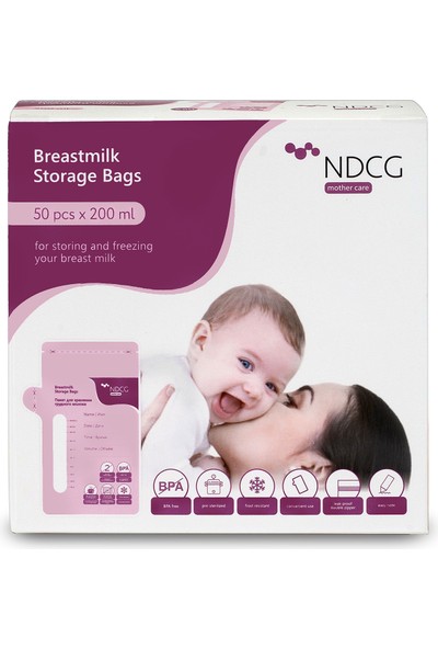 Ndcg Süt Saklama Poşeti 200 ml 50 Adet Ndcg Süt Saklama Poşeti 200 ml 50 Adet