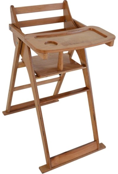 Onwood Ahşap Katlanır Mama Sandalyesi