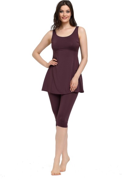 Chelly Kadın Düz Taytlı Elbise Mayo S9005