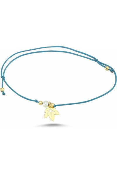 Koçak 14 Ayar Yaprak Figürlü Incili Altın Bileklik Koçak 14 Ayar Yaprak Figürlü Incili Altın Bileklik